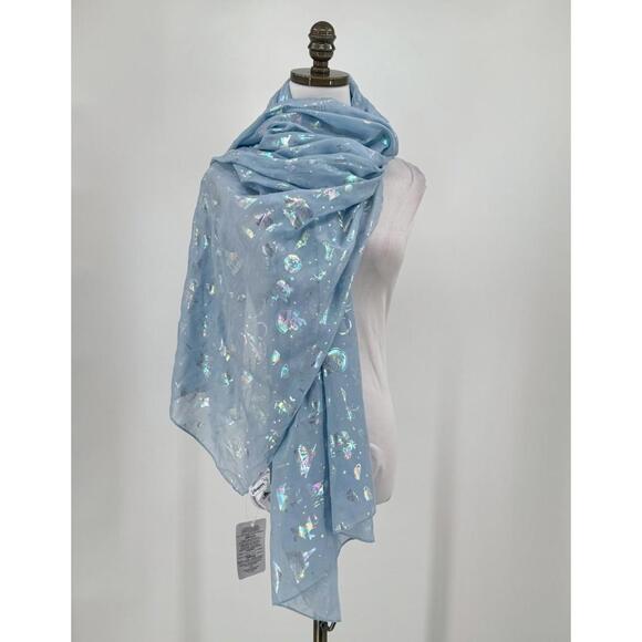 Other | Disneyland Paris 3th Anniversary Summer Disney Baby Blue Scarf ...